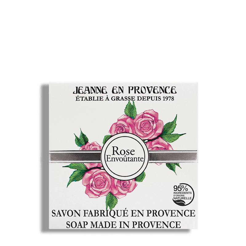 Savon Solide Rose Envoûtante Jeanne en Provence